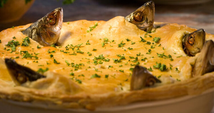 Stargazey Pie: The British Dish Where Fish Look to the Heavens